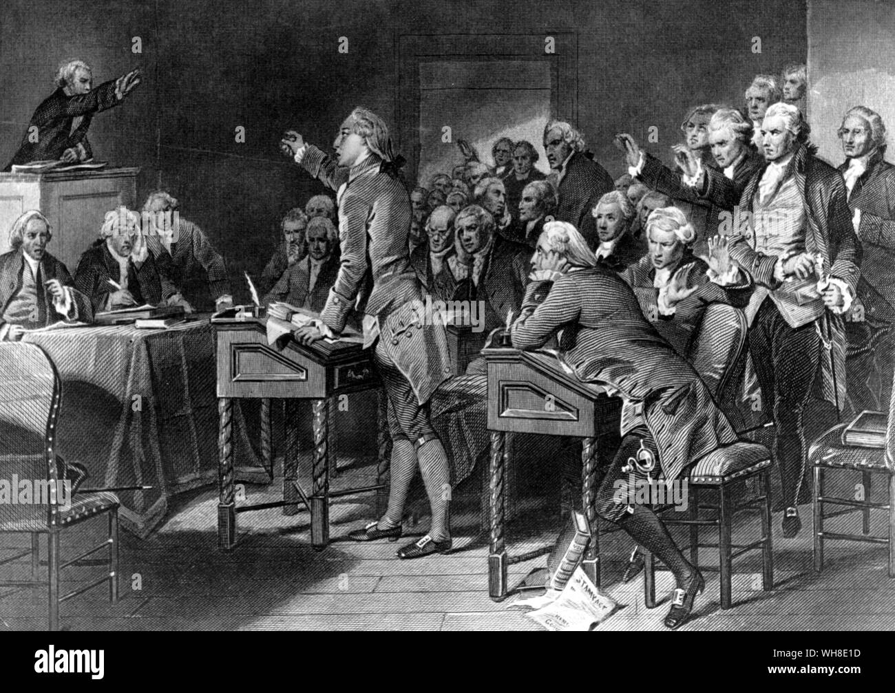 American colonists hi-res stock photography and images - Alamy