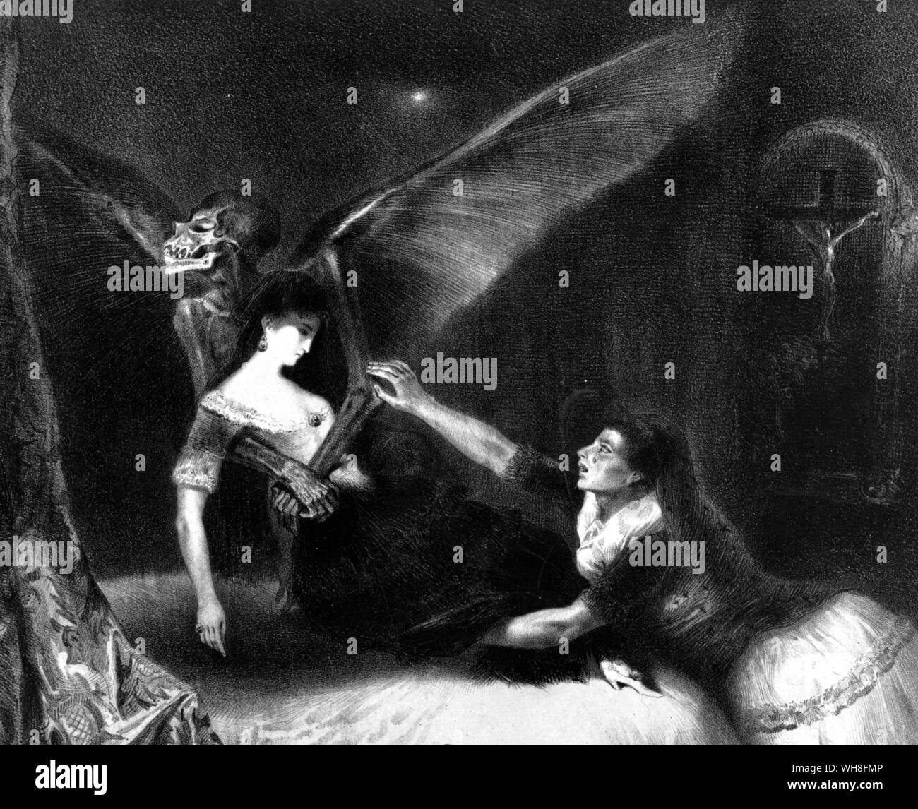 Les Fantômes. In Victor Hugo's poem, a girl dies after dancing all ...