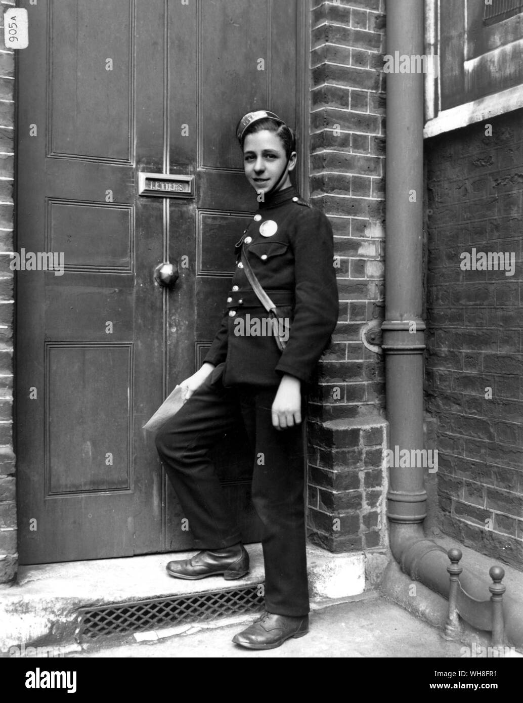 London district Messenger Boy Stock Photo - Alamy