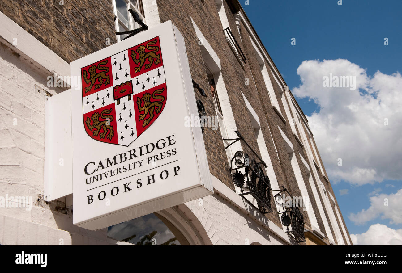 Cambridge bookshop sign hi-res stock photography and images - Alamy