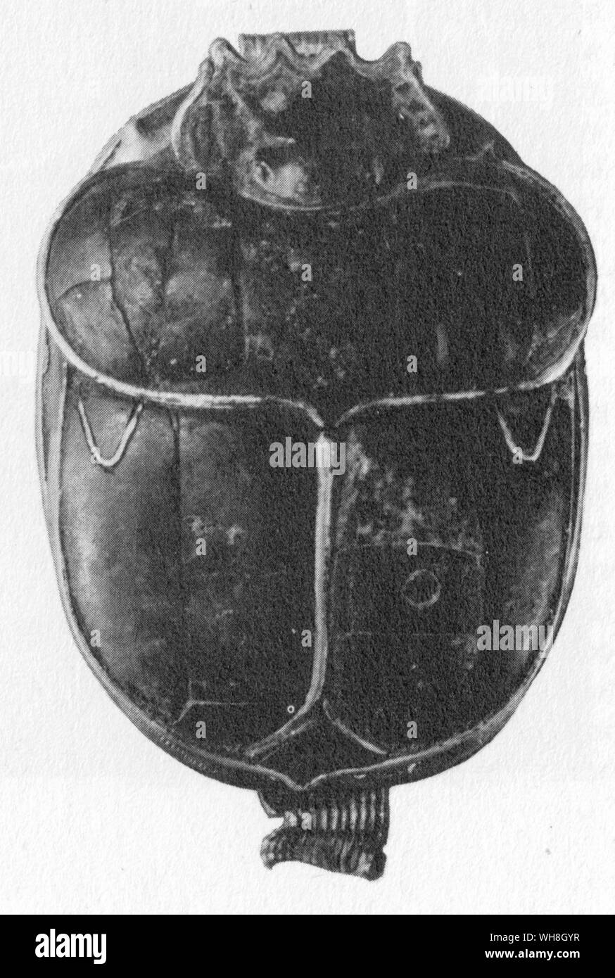 Decorated scarab found in Tutankhamen's tomb. The Treasures of ...