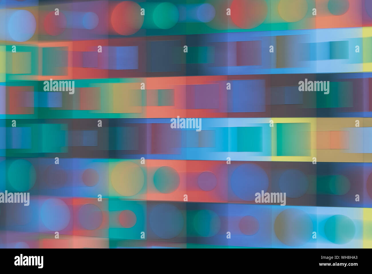 Blur motion geometric abstract colorful background Stock Photo - Alamy