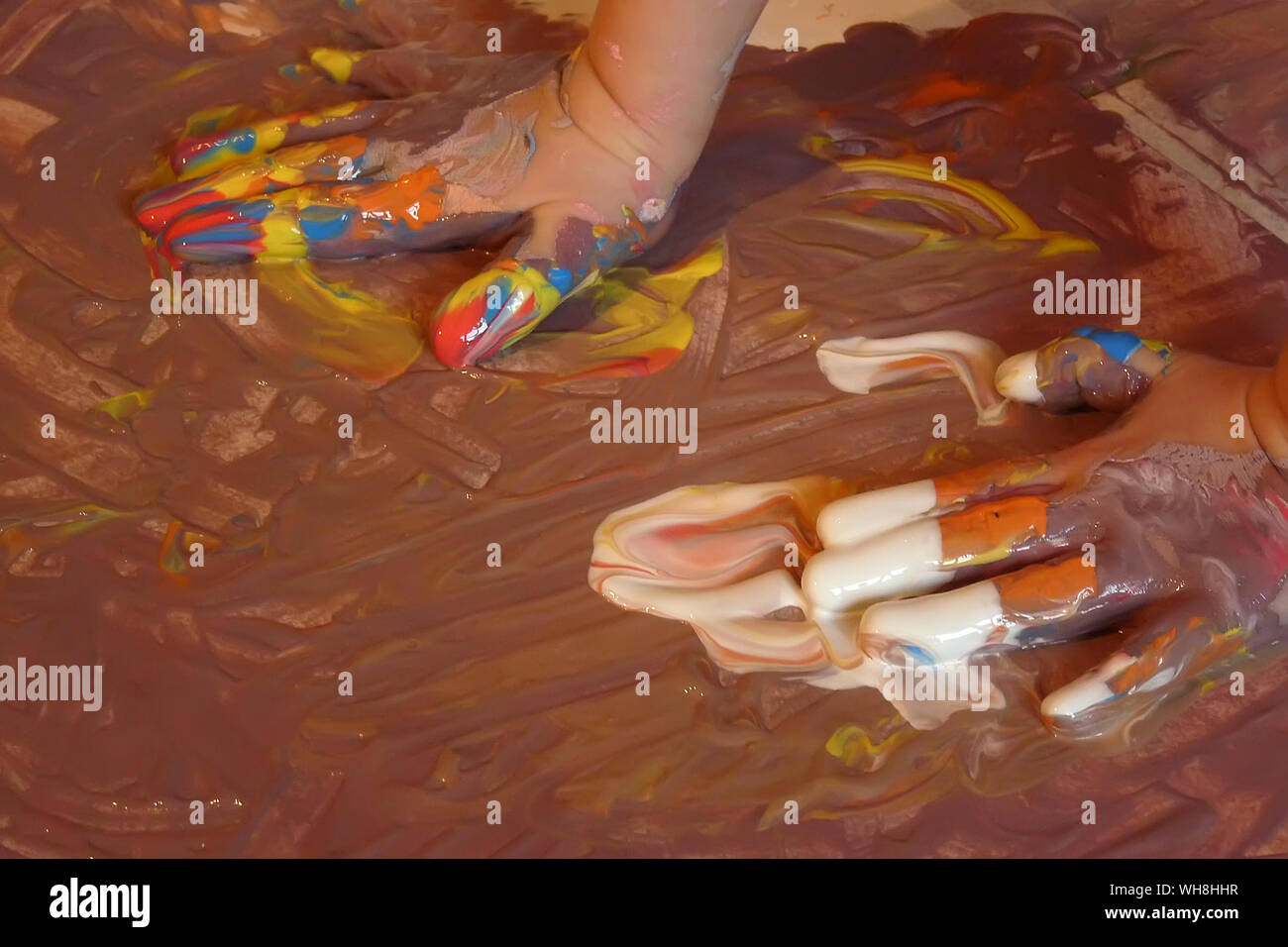 Handprint child hi-res stock photography and images - Alamy