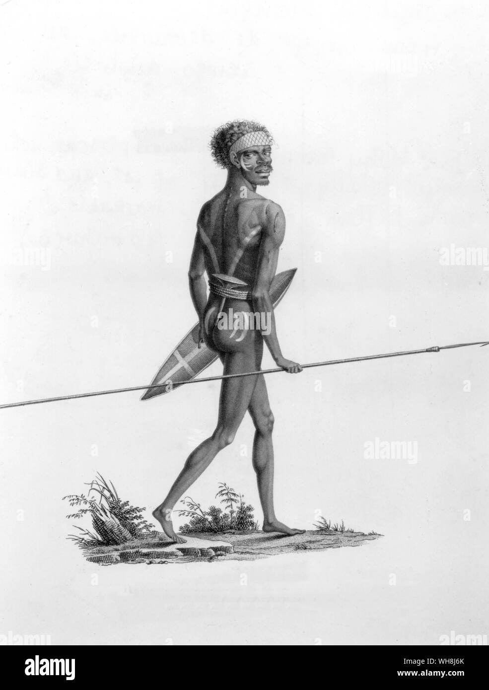 An aborigine - Robert FitzRoy was amazed at 'the lathy thinness of ...