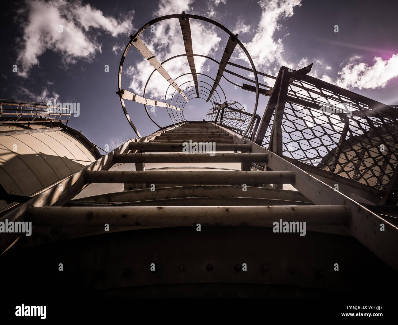 Ladder On Silo High Resolution Stock Photography and Images - Alamy