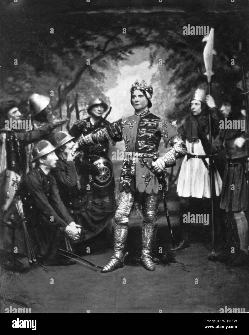 Henry v shakespeare Black and White Stock Photos & Images - Alamy