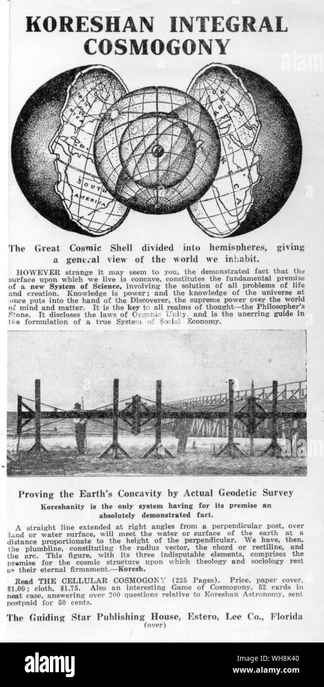 The Hollow Earth as visualized by Cyrus Reed Teed . Koreshan Integral ...