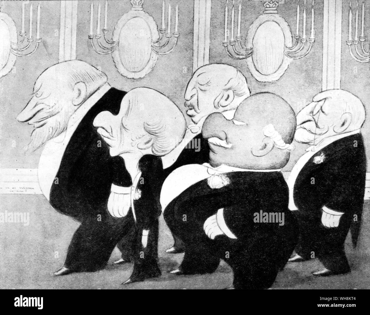 Caricature by Max Beerbohm Stock Photo - Alamy