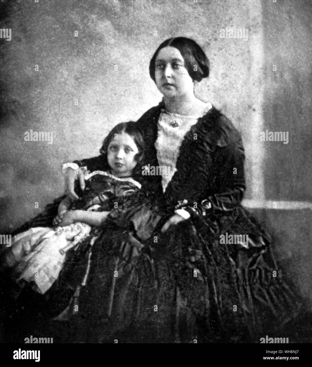 Queen Victoria and Child Probably the Princess Royal? Prince of Wales ...
