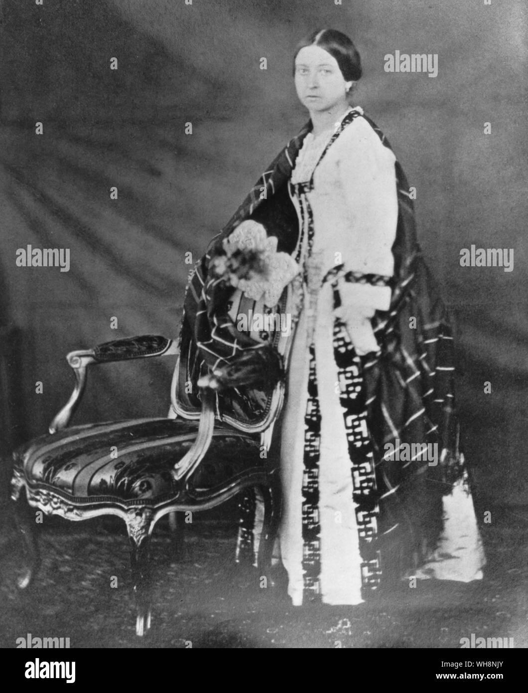 Queen Victoria at Windsor Castle 8 February 1854 Stock Photo - Alamy