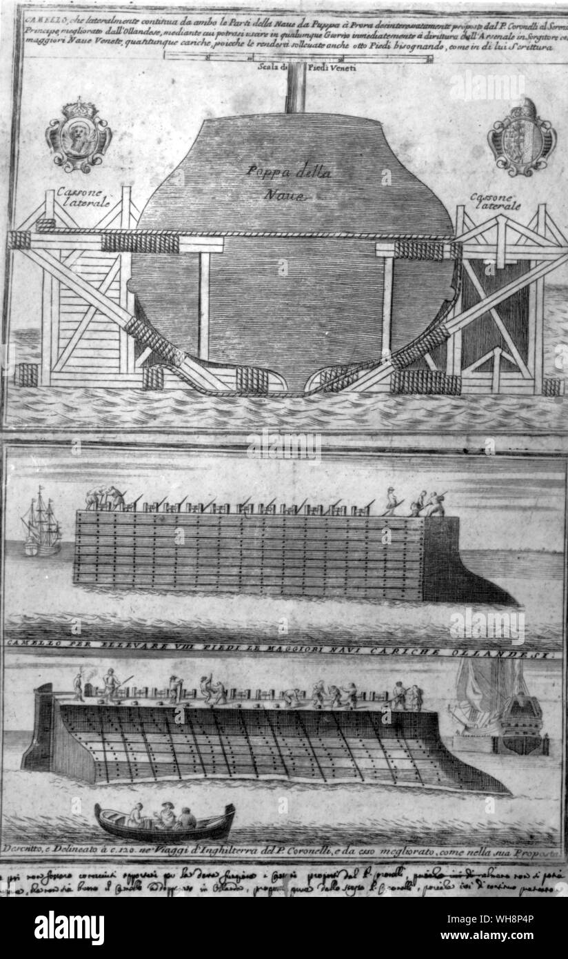 Cross section of Venetian Warship Stock Photo - Alamy