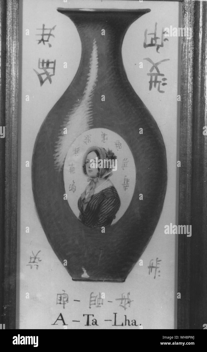 Sketch for a vase bearing the portrait of Mme Hanska Stock Photo - Alamy