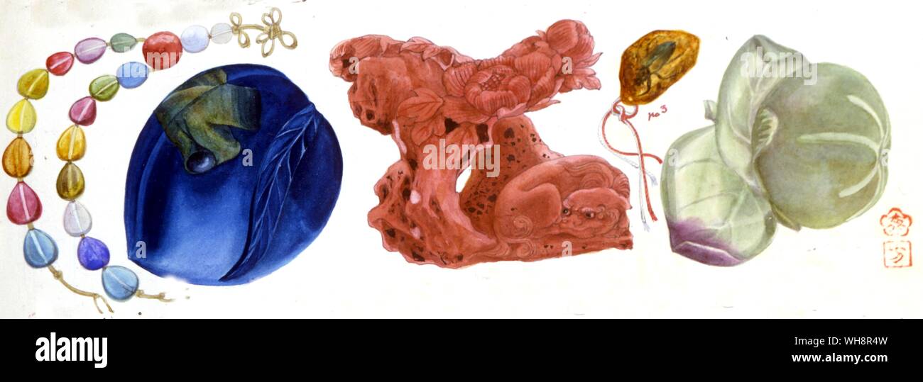 Chinese glass objects Stock Photo - Alamy