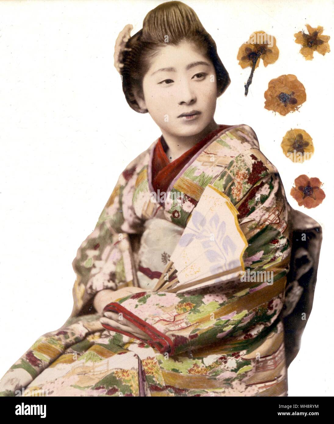 A japanese woman. 1899 Stock Photo - Alamy