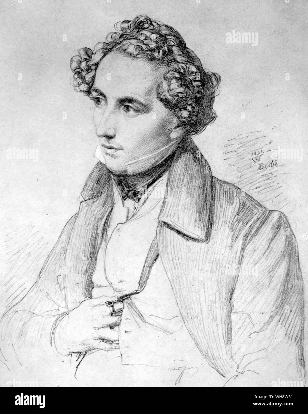 Drawing By Wilhelm Hensel High Resolution Stock Photography and Images ...