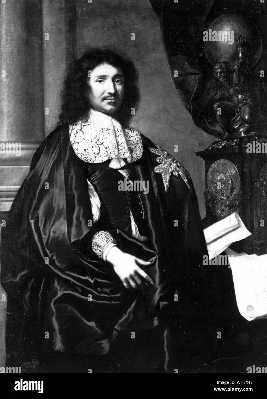 John-Baptiste Colbert by Claude Lefebvre Stock Photo - Alamy