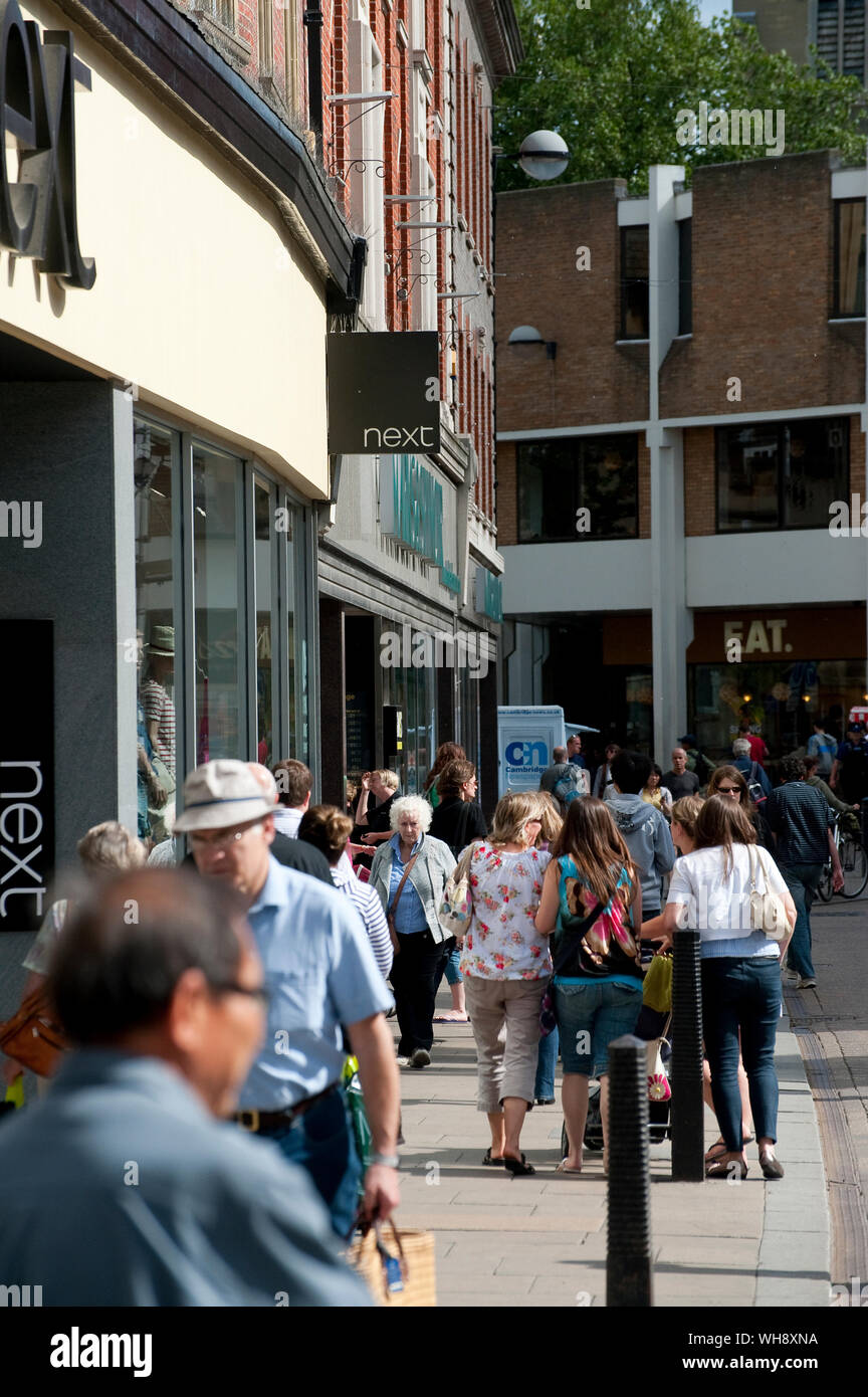 Shops in the historic city of Cambridge, England Stock Photo - Alamy