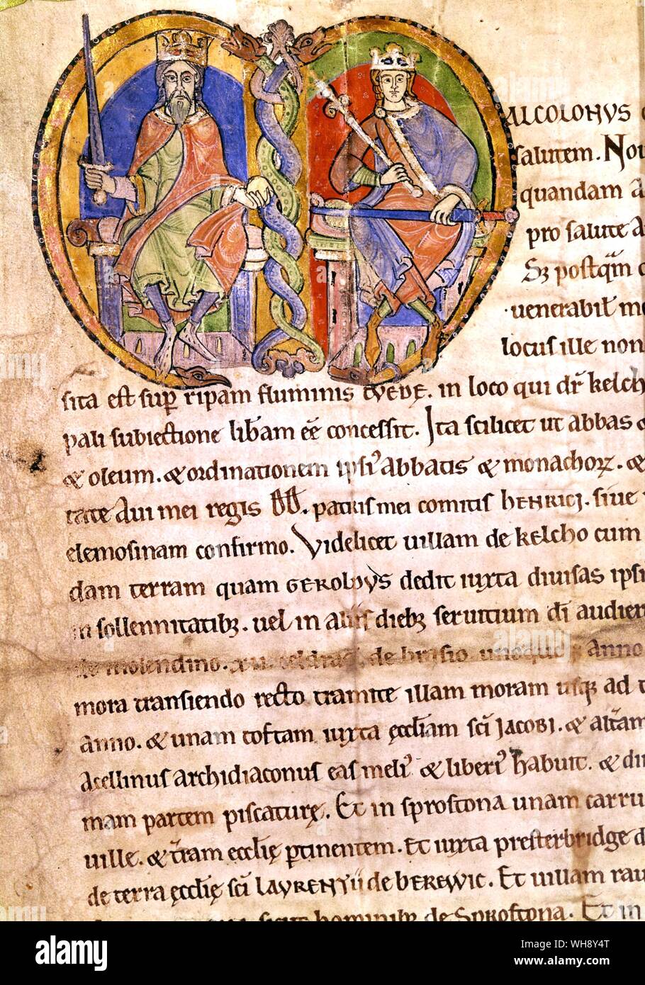 King david i and malcolm hi-res stock photography and images - Alamy