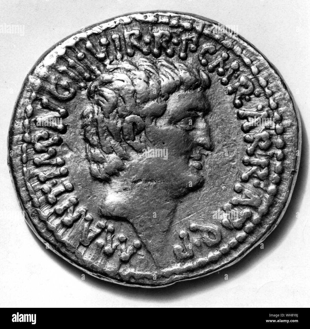 Gold coin of Mark Antony, from Asia Minor, 41 b.c Stock Photo - Alamy