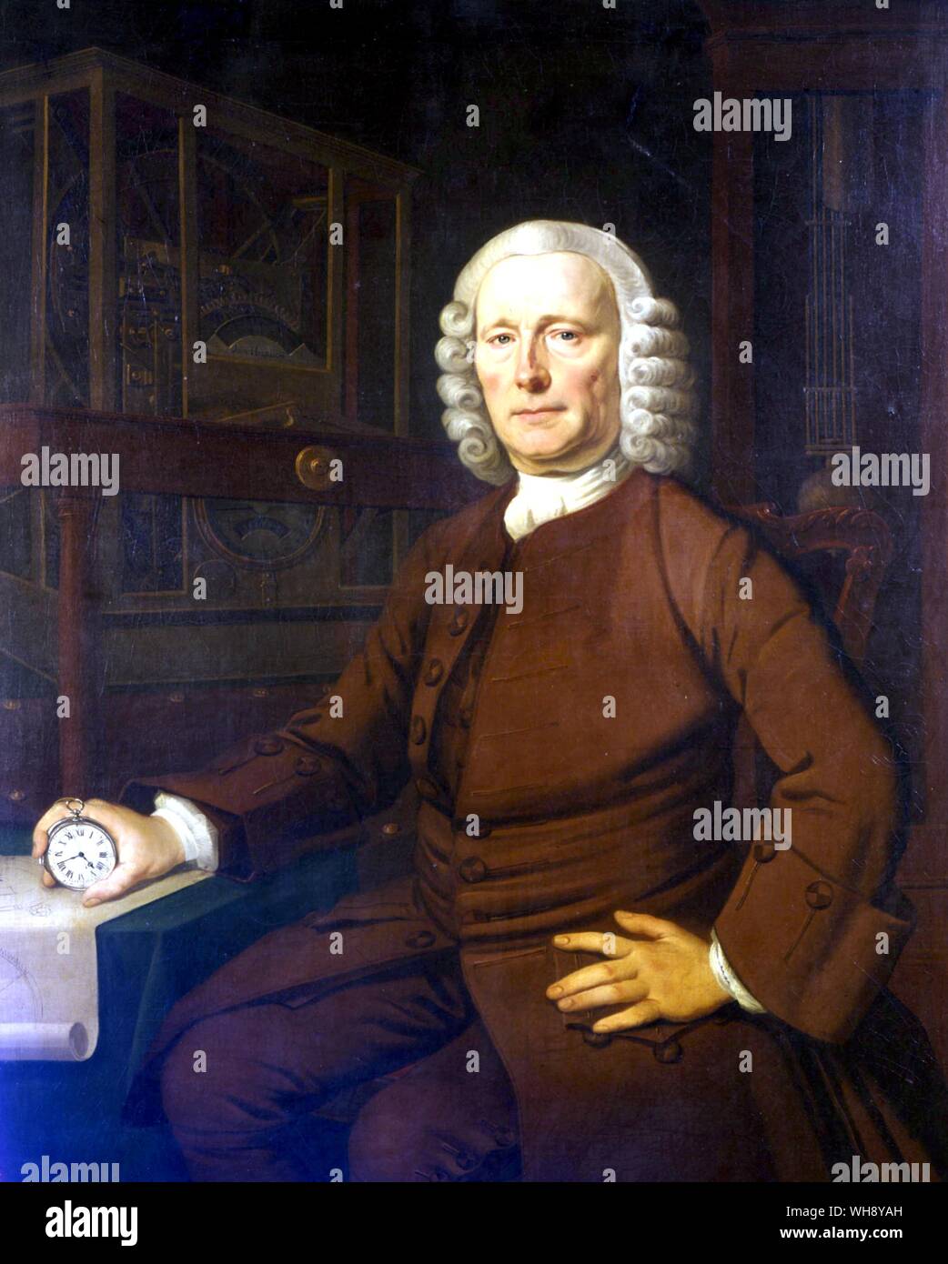John Harrison 1693-1776 English Inventor and Horologist Stock Photo - Alamy