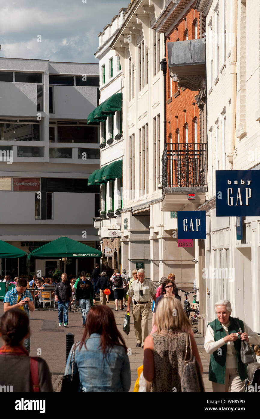 Shops in the historic city of Cambridge, England Stock Photo - Alamy