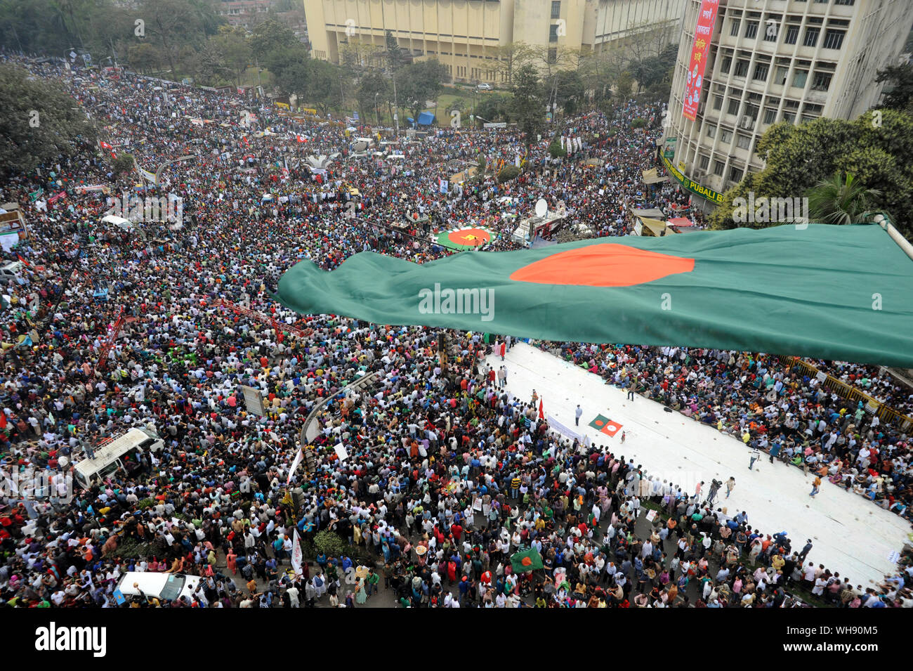 Dhaka, Bangladesh - February 08, 2013: Bangladeshi social activists ...