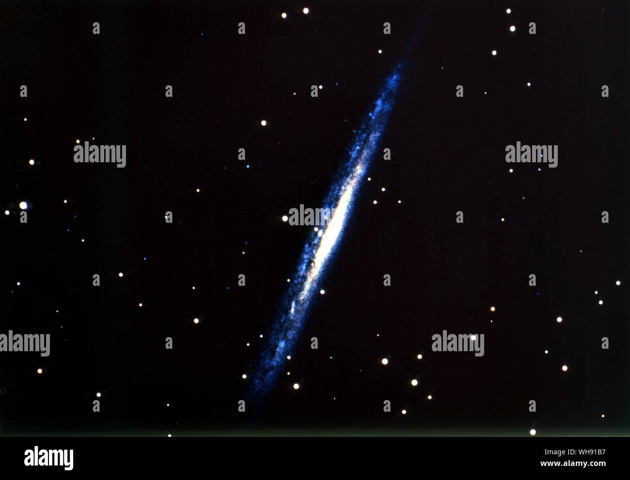 Space - Stars/Galaxies/Nebula/Edge on galaxy Stock Photo - Alamy