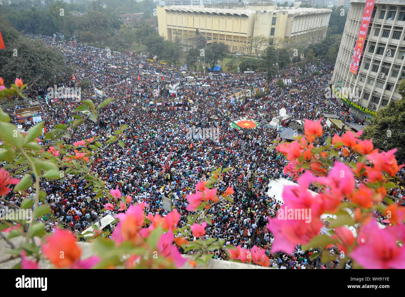 Dhaka, Bangladesh - February 08, 2013: Bangladeshi social activists ...