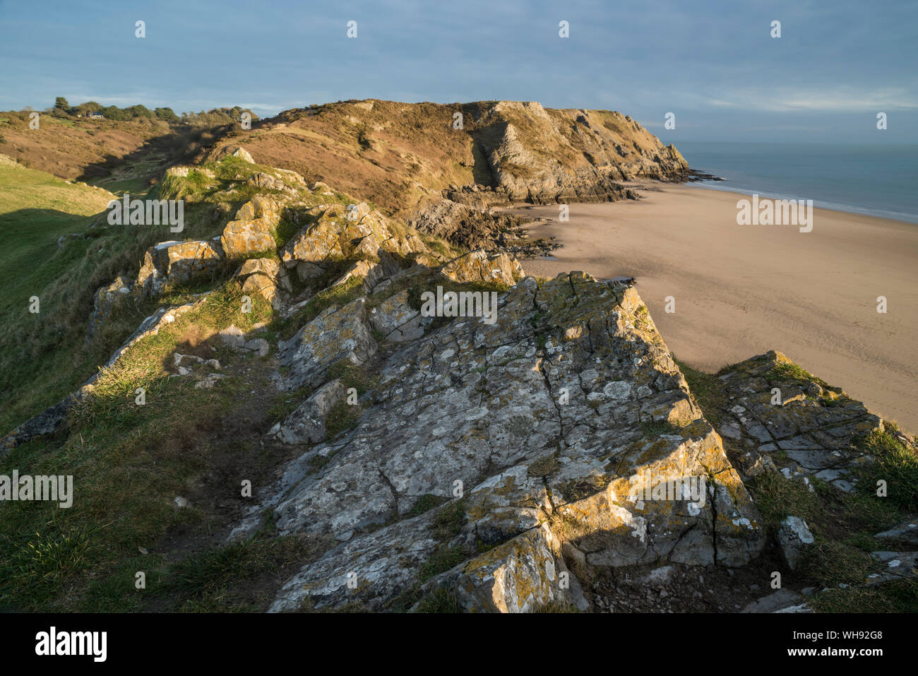 Pobbles Bay, Gower, South Wales, United Kingdom, Europe Stock Photo - Alamy