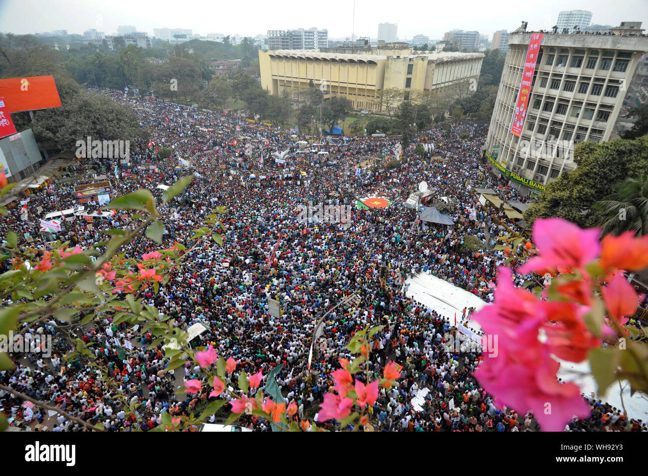 Dhaka, Bangladesh - February 08, 2013: Bangladeshi social activists ...