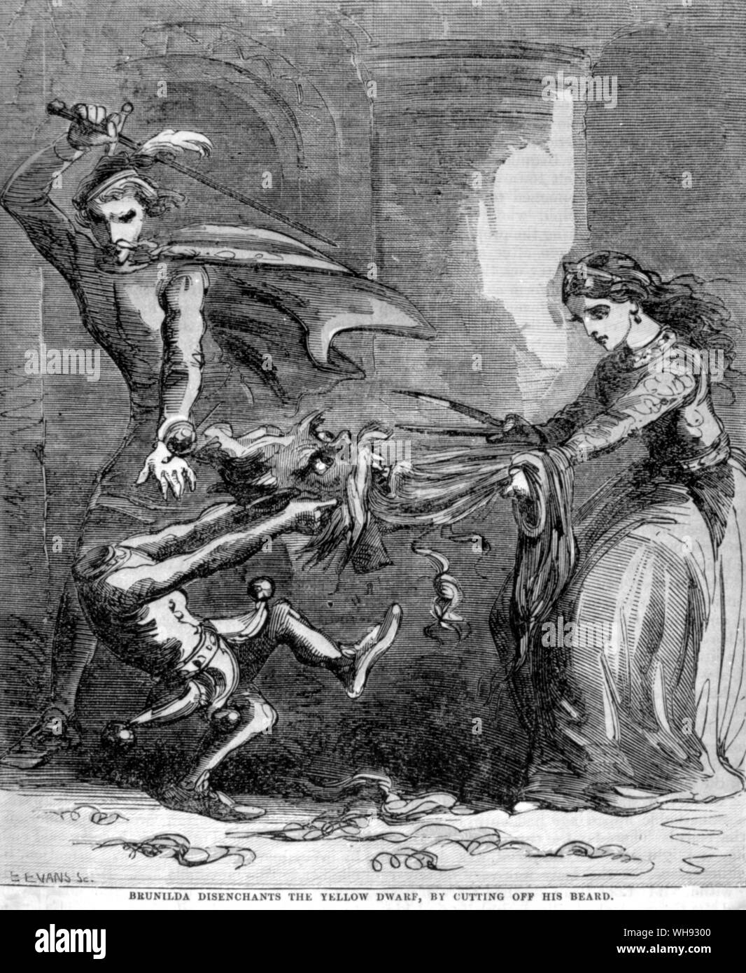 The Yellow Dwarf comes to grief when the Princess attacks his board ...