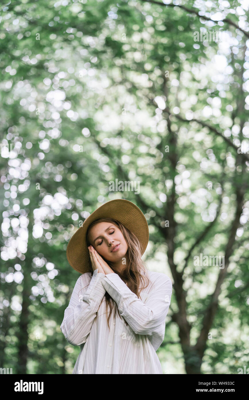 Enjoying the forest hi-res stock photography and images - Alamy