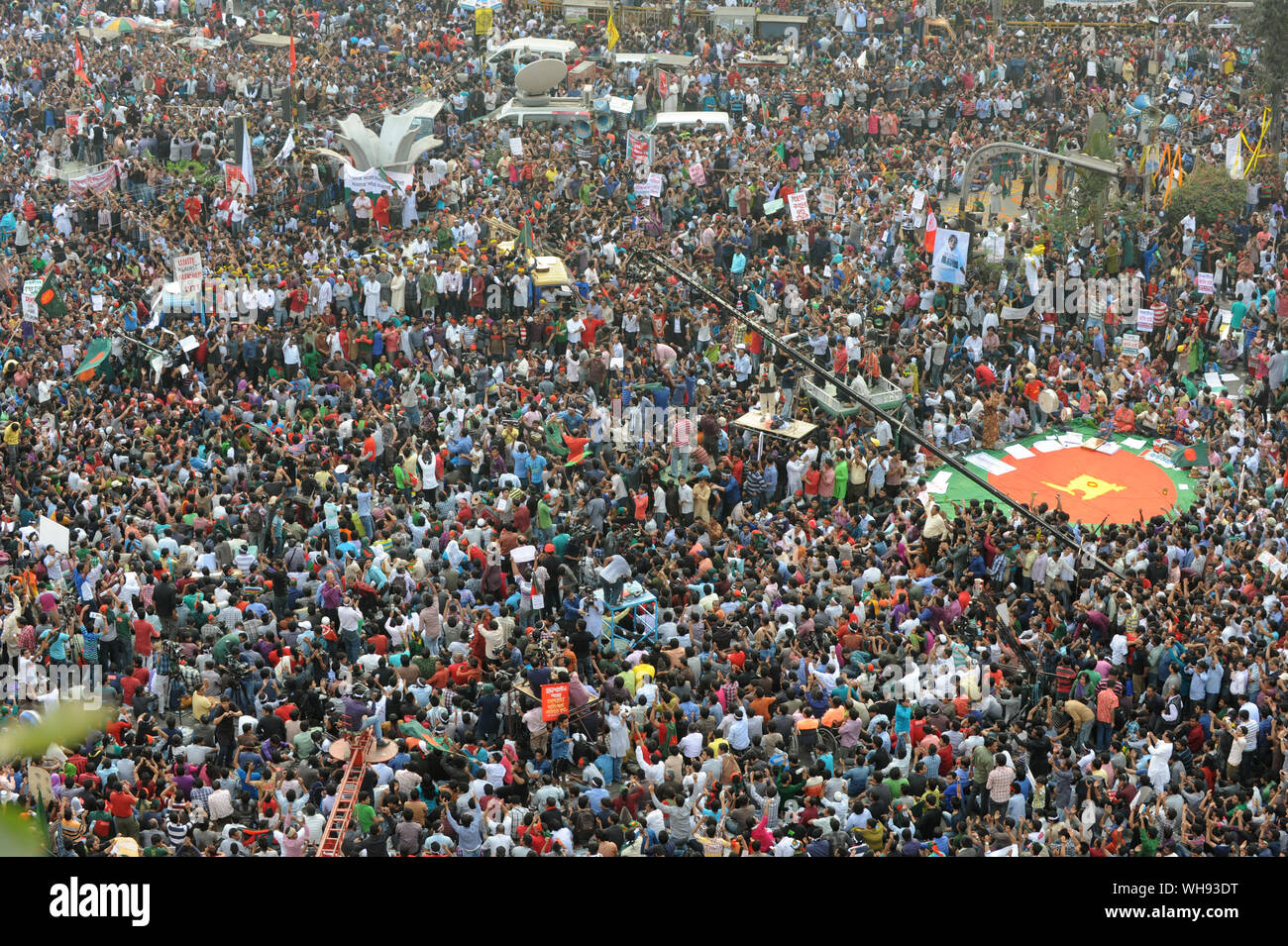 Dhaka, Bangladesh - February 08, 2013: Bangladeshi social activists ...