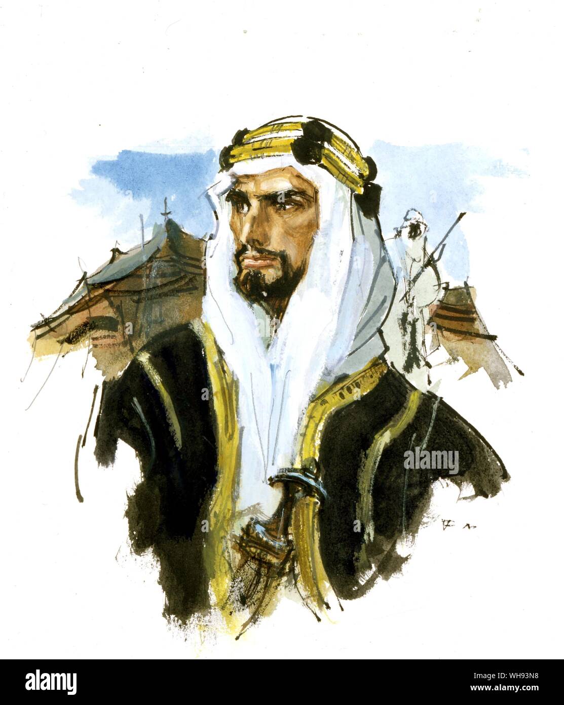 Sheik medjuel el mezrab by francis marshall Cut Out Stock Images ...