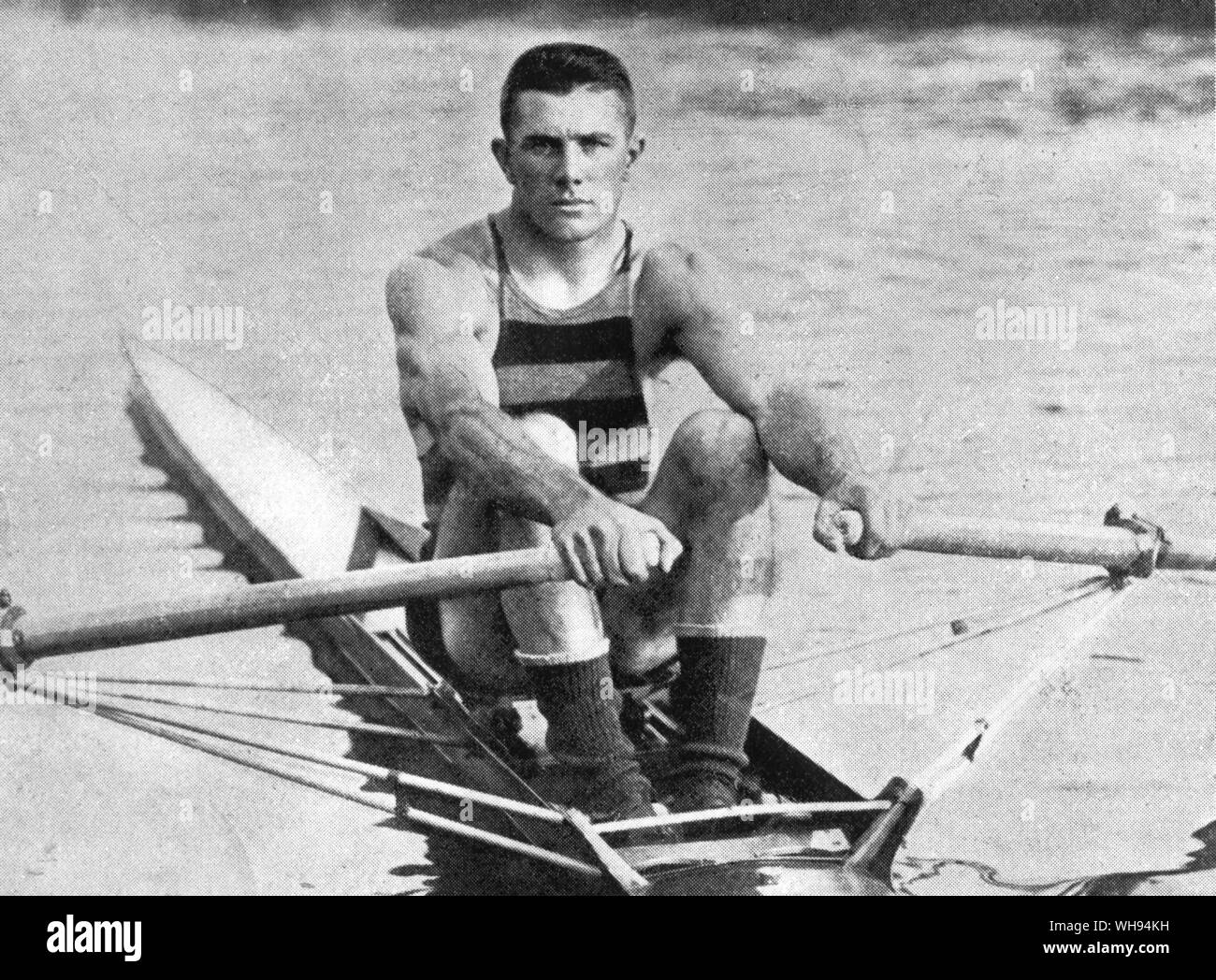 John B Kelly Champion Sculler Olympic Games 1920 Antwerp Stock Photo ...