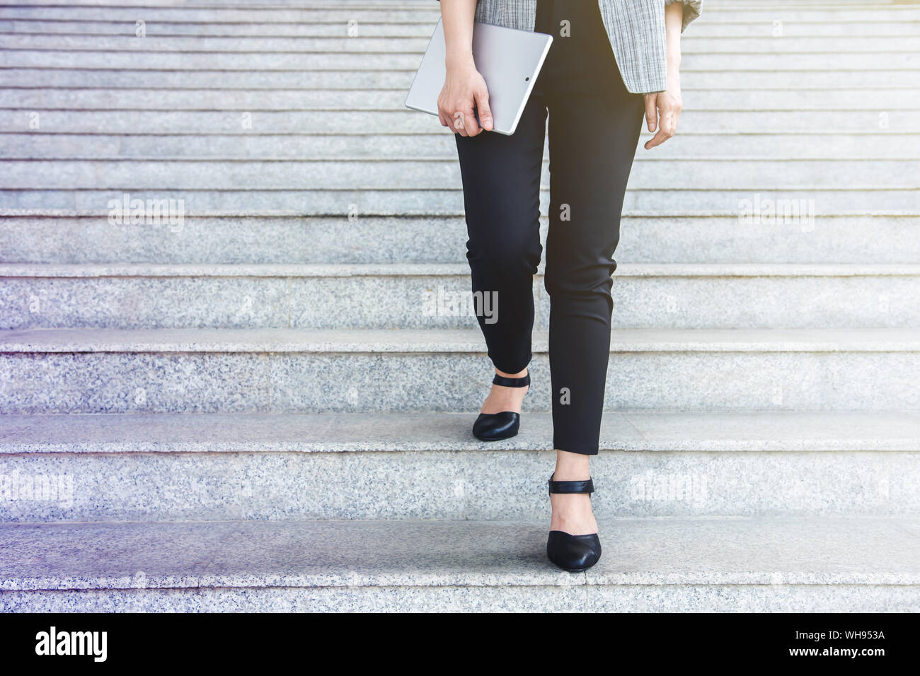 Stepping on hand hi-res stock photography and images - Alamy