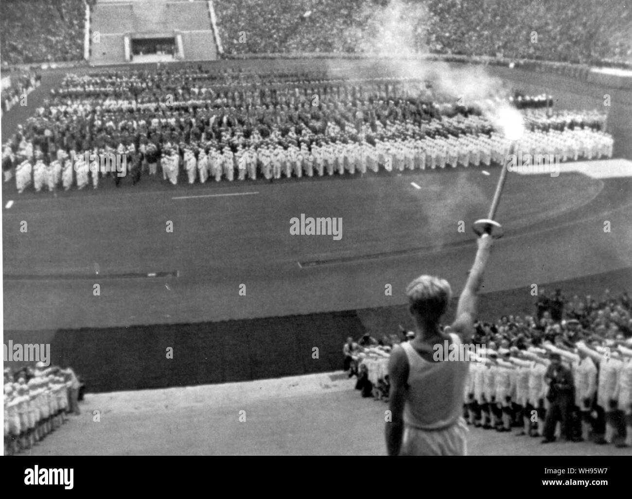 Olympic torch 1936 hi-res stock photography and images - Alamy