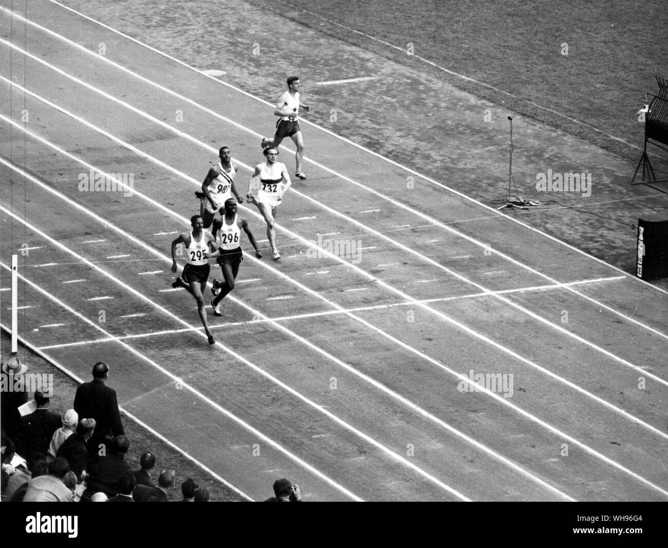 Finland,Helsinki/ Olympics,1952: 400 metres final. H McKenley (Jamaica ...