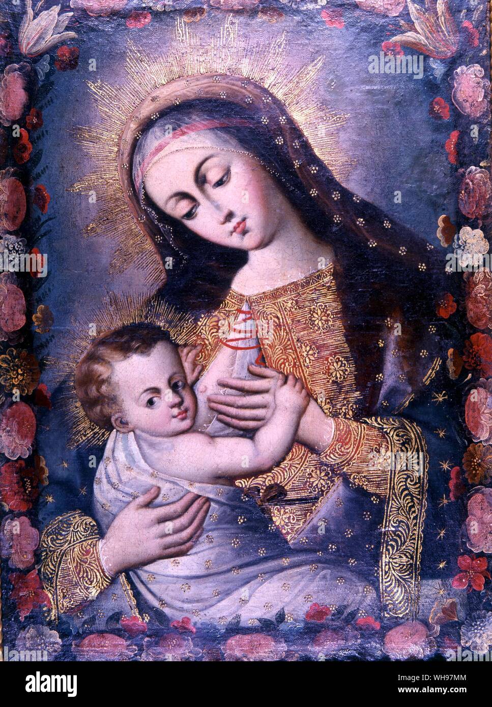 Image of the virgin and child hi-res stock photography and images - Alamy