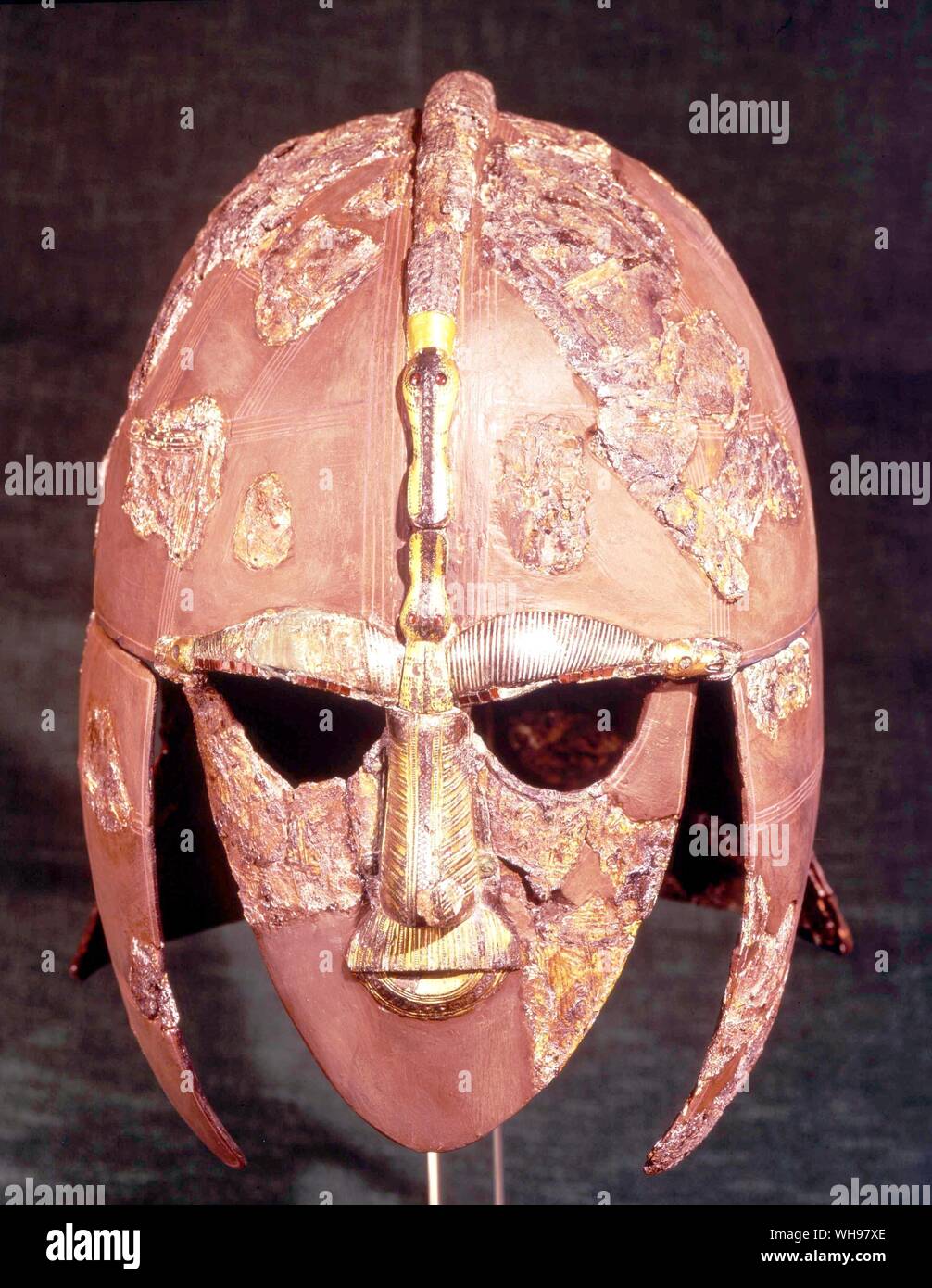 Sutton Hoo Mask Anglo Saxon Stock Photo - Alamy