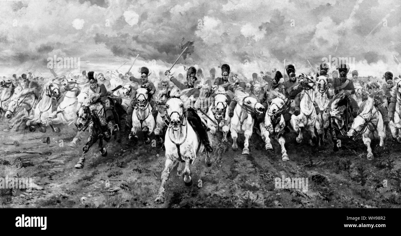 Warfare/The Battle of Waterloo, 1815 Stock Photo - Alamy