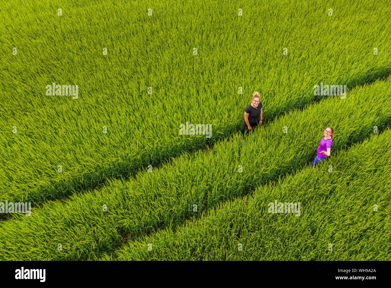 Birds eye view of women hi-res stock photography and images - Alamy