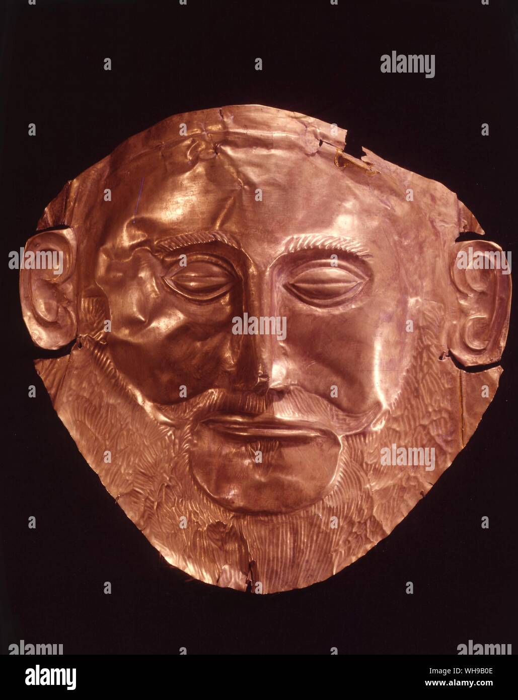 Gold mask of agamemnon hi-res stock photography and images - Alamy