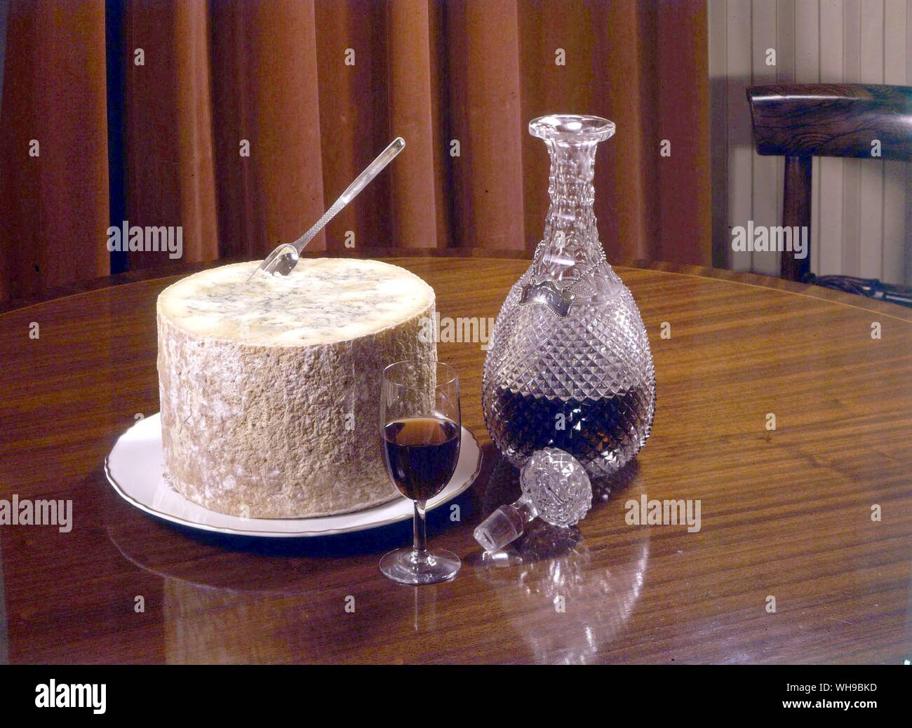 Port and Stilton Stock Photo - Alamy