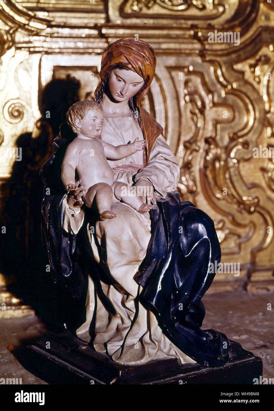Virgin Mary with Christ Stock Photo - Alamy