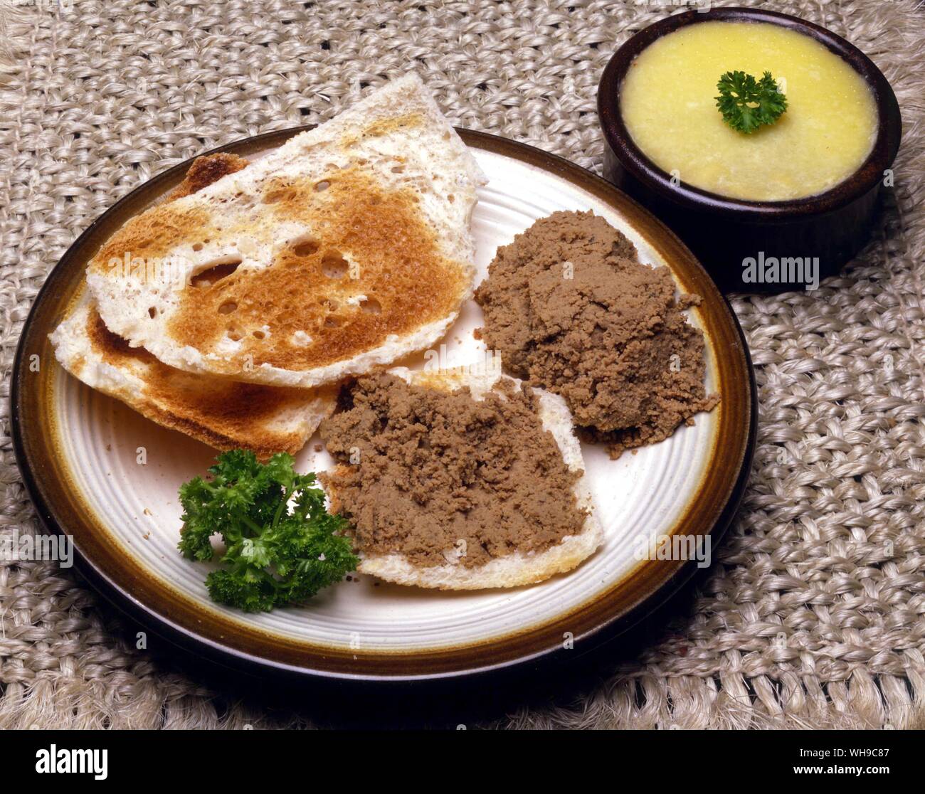 Chicken Liver Pate Stock Photo - Alamy