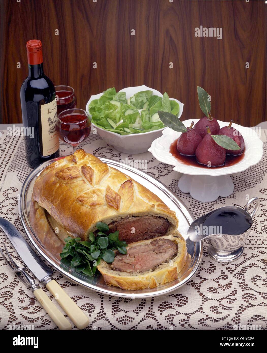 Classic Recipes Meat Dish Stock Photo - Alamy