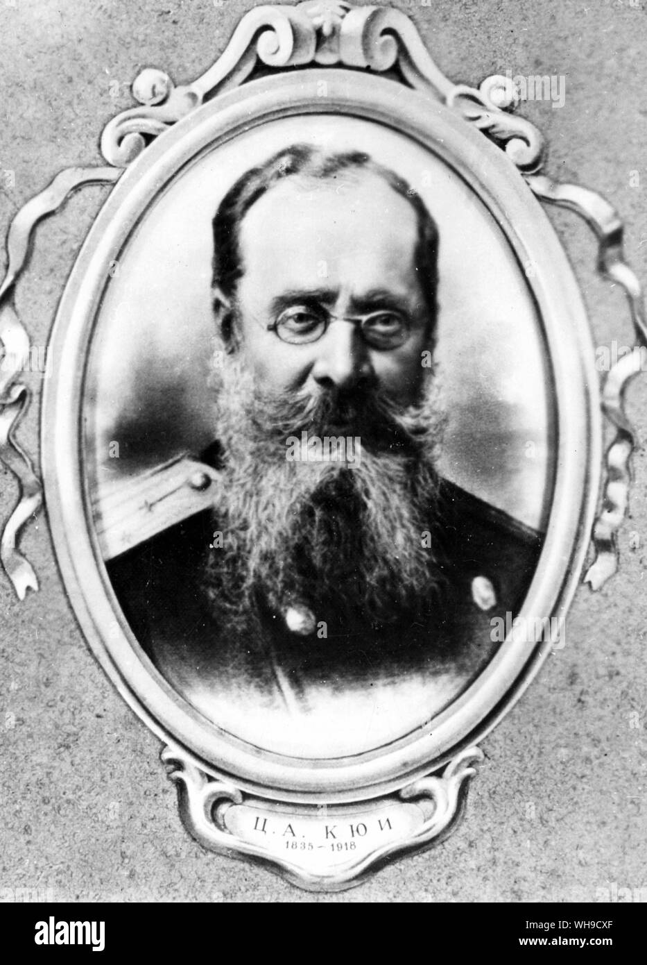 Cesar Antonovich Cui (1835-1918). Russian composer and writer of French ...