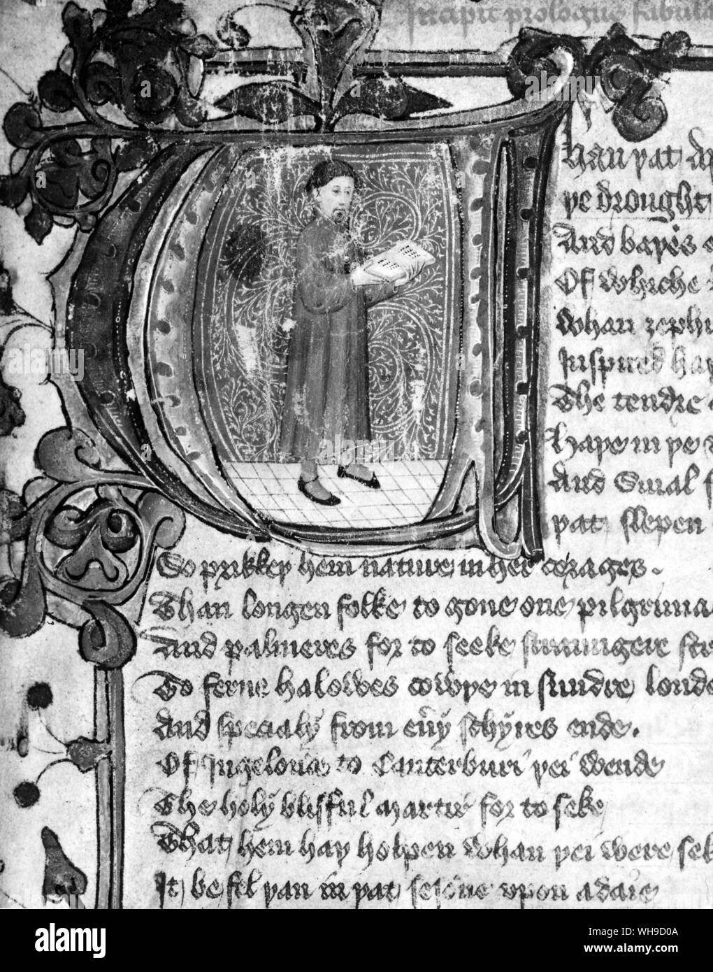 Geoffrey chaucer canterbury tales hi-res stock photography and images ...