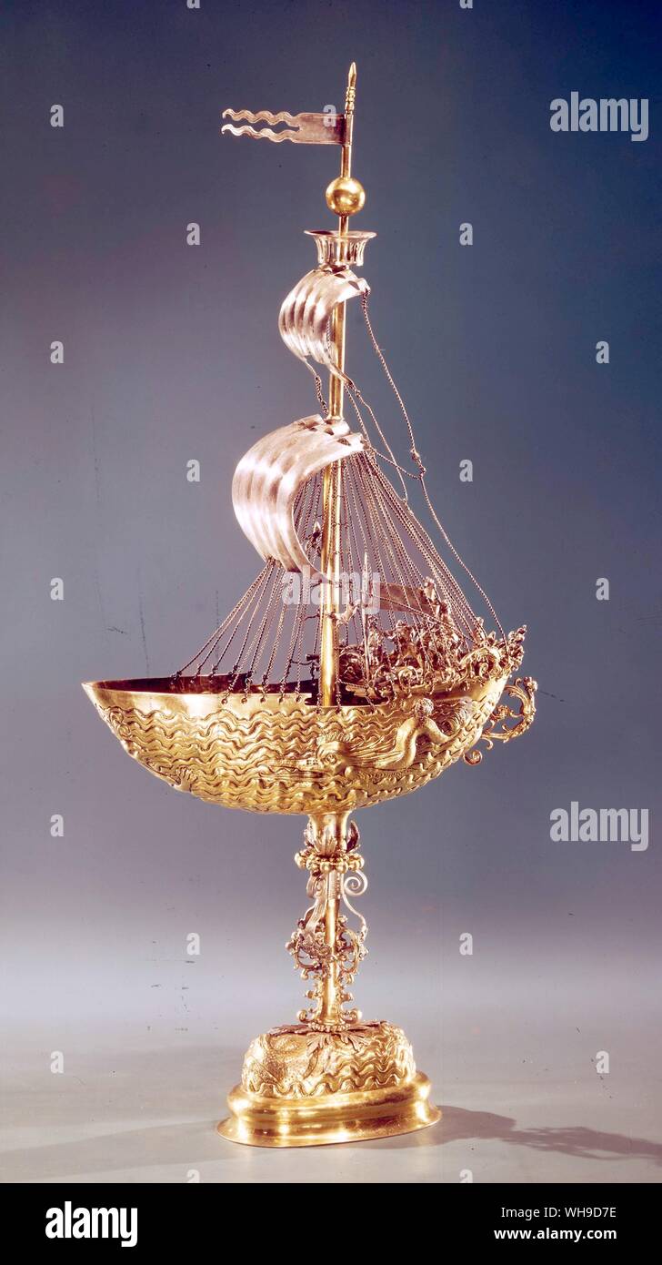 German silver gilt from Nuremberg early 17 century Stock Photo - Alamy